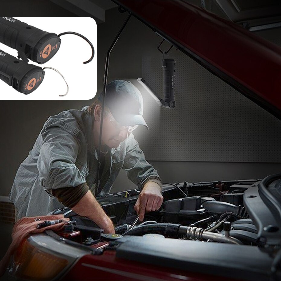 5 Working Modes Portable COB lampen USB charging W... – Vicedeal