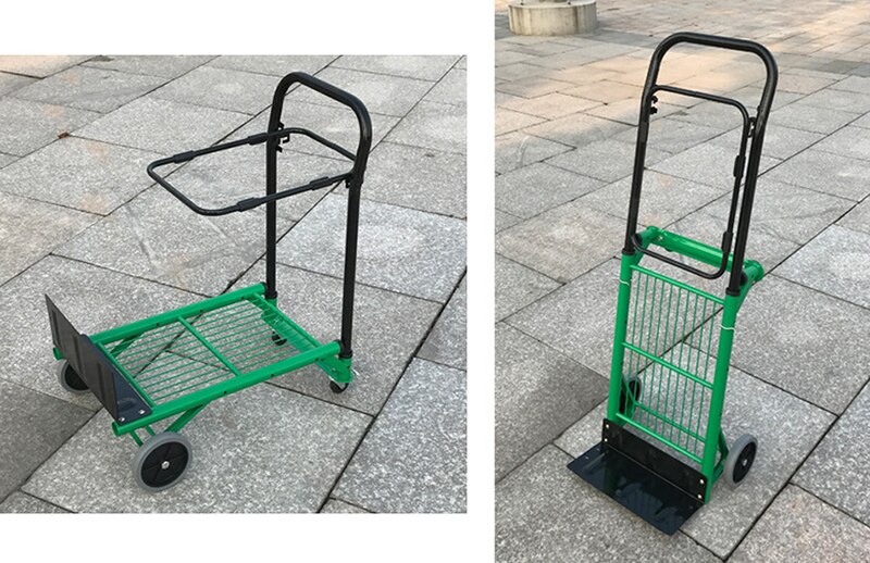 Home Garden Folding Trolley Utility Wagon Foldable... – Grandado