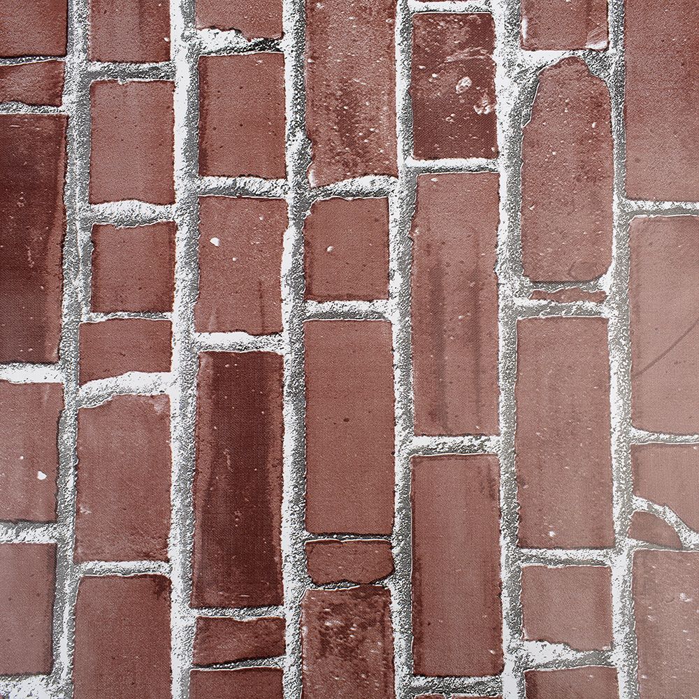 1m/5m/10m Vintage Embossed Stone Brick Effect Viny... – Grandado