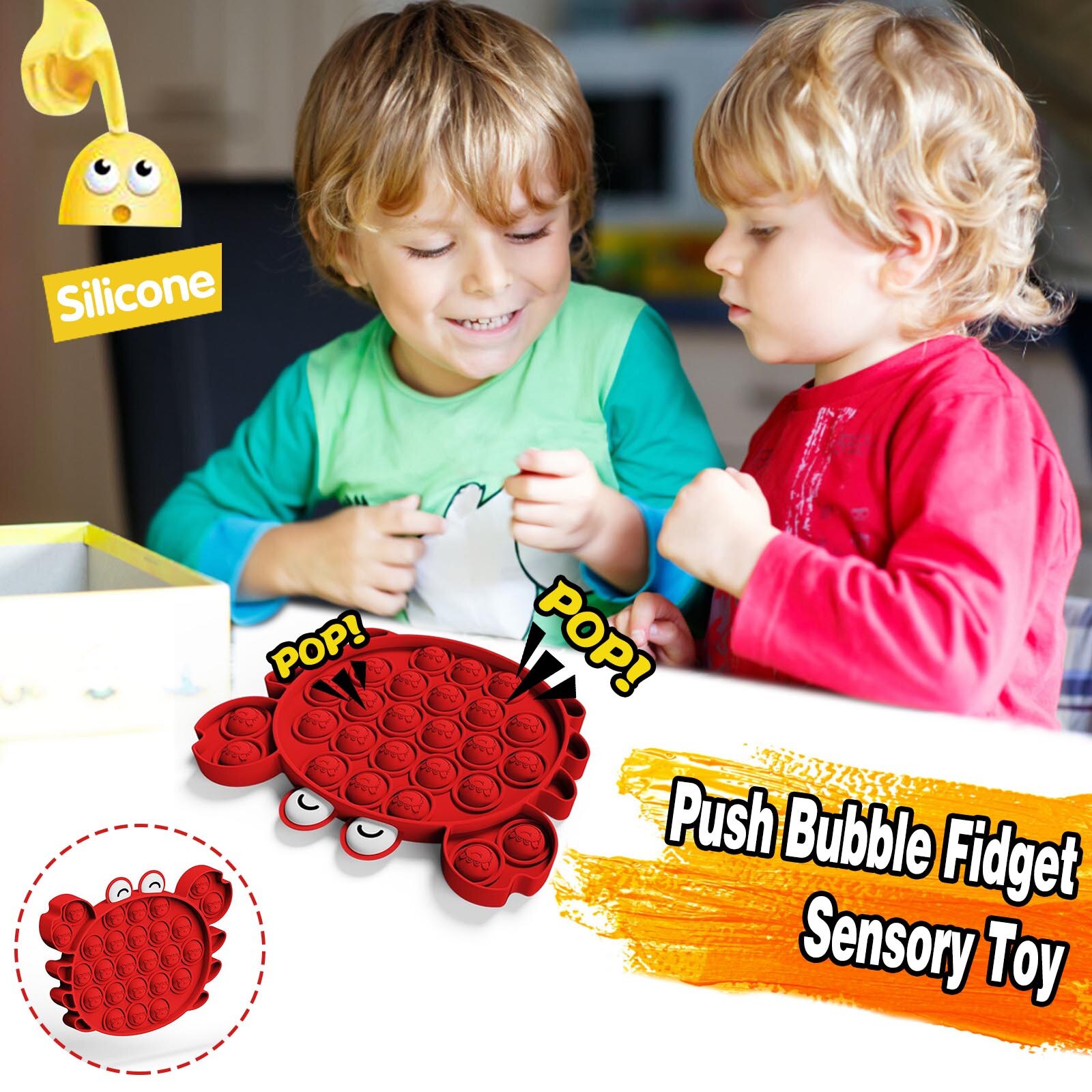 Liefde Popping Speelgoed Push Bubble Fidget Zintui... – Vicedeal