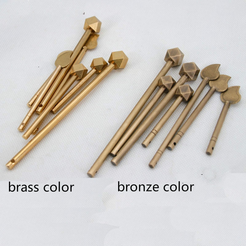 Chinese Antique Copper Straight Pin Bolt Wooden Do... – Grandado