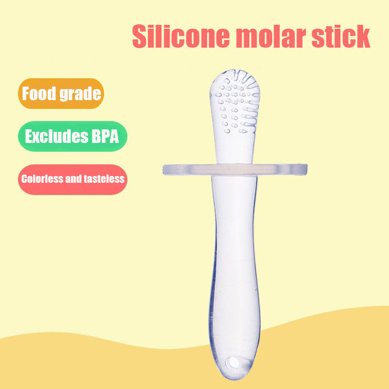 Baby Silicone Teether Molar Stick Baby Safety Bite... – Grandado