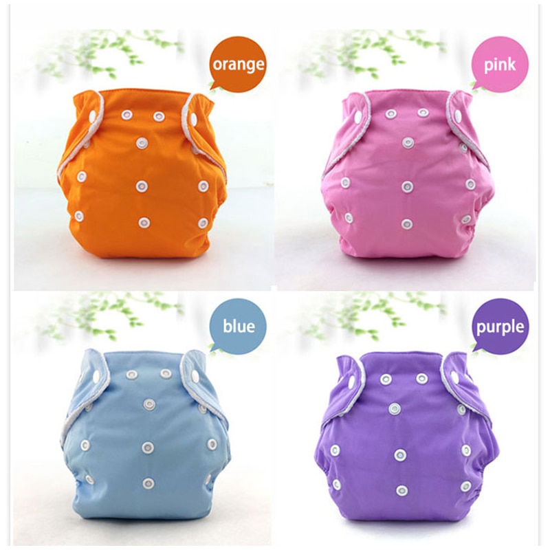 16 Pcs Reusable Baby Diapers Child Adjustable Cott... – Grandado