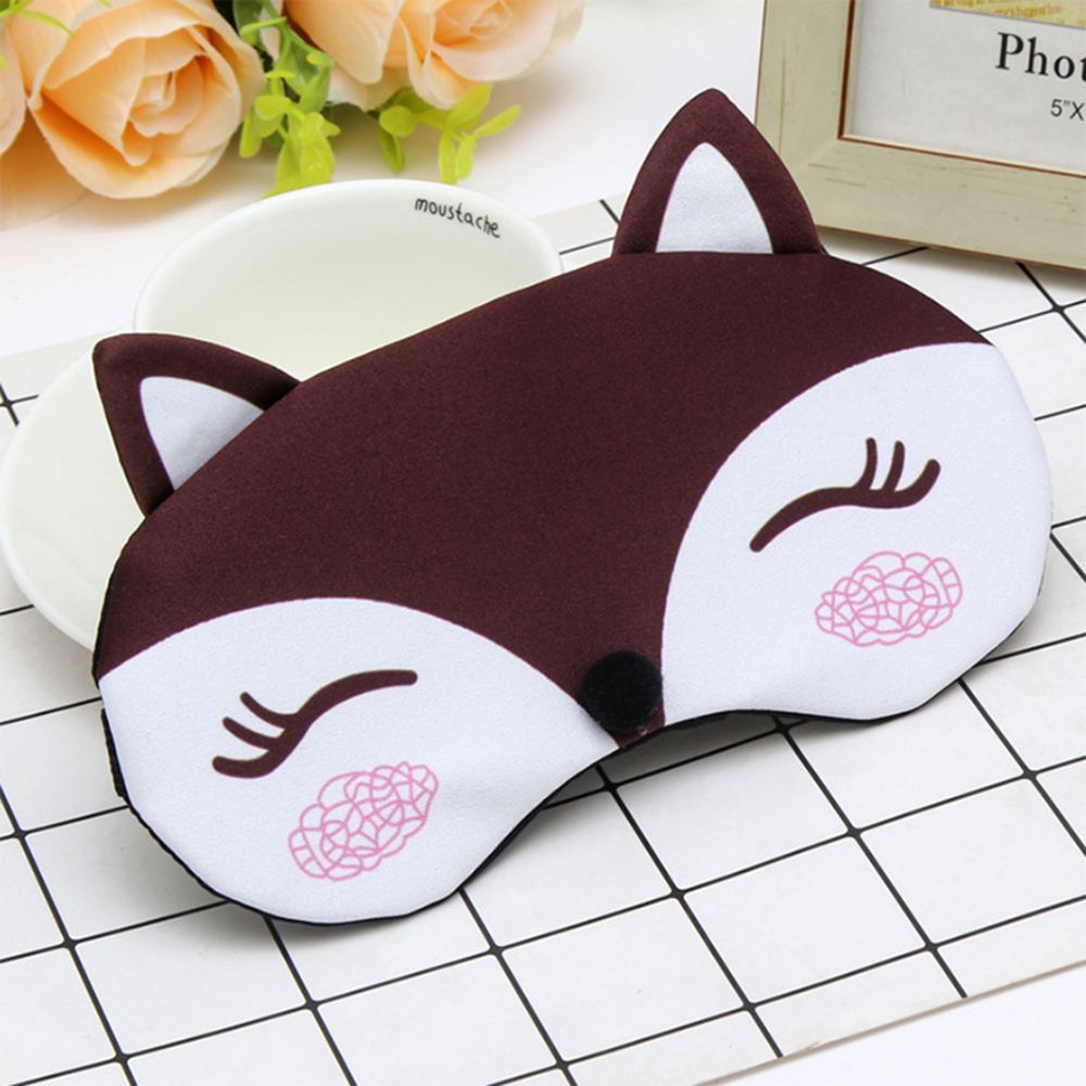 Sleeping Mask Eyepatch Cartoon Fox 3D Cold Eye Sle... – Grandado