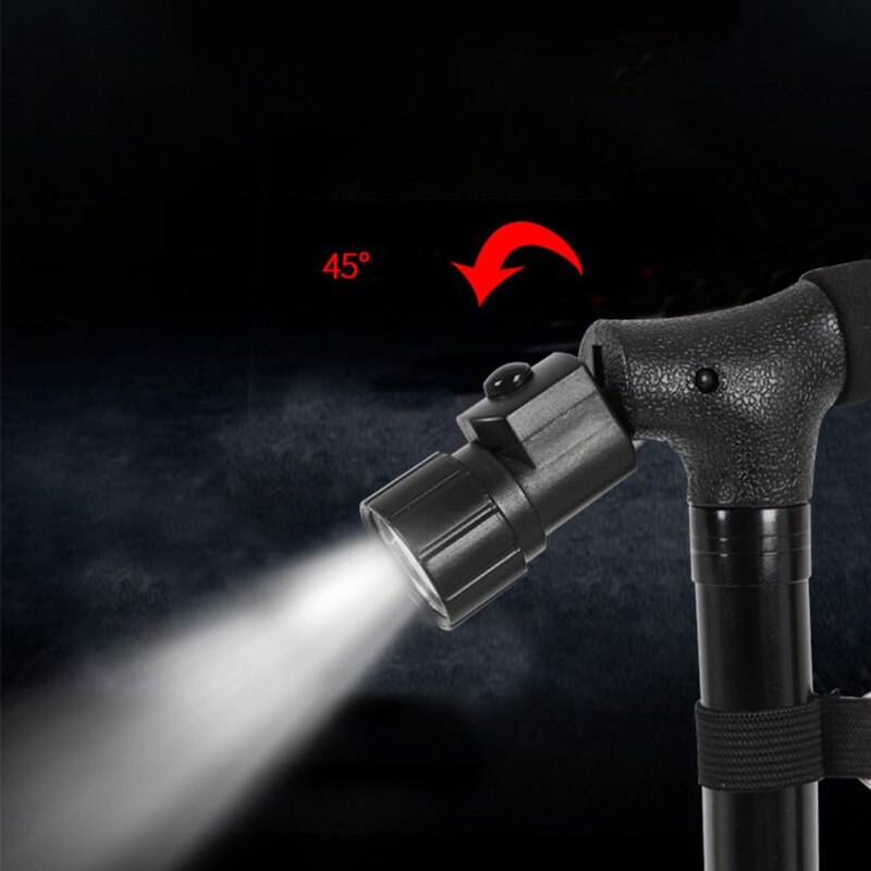 Rotating Base LED Walking Stick Hurry Cane Adjust ... – Grandado