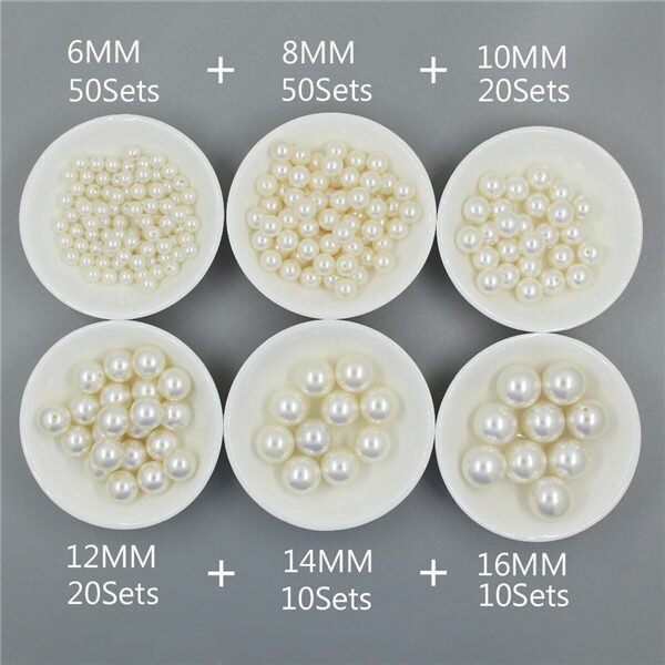 10/50/100 pakker nitte akrylperler efterligning pe... – Grandado