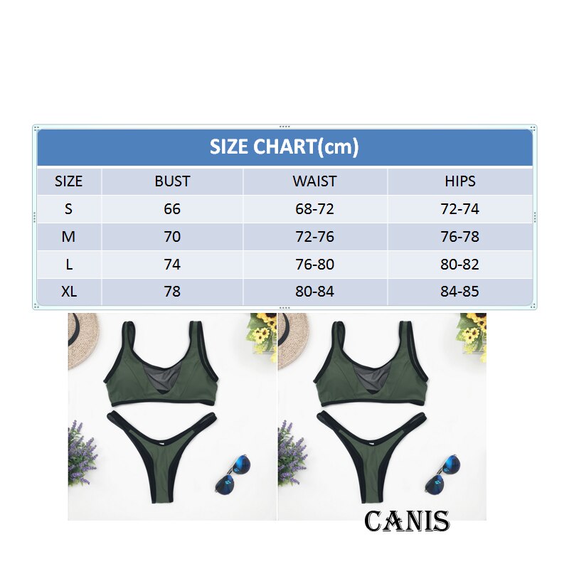 Frauen Brazilian Bikini Set Low Rise Tanga Unten T... – Vicedeal