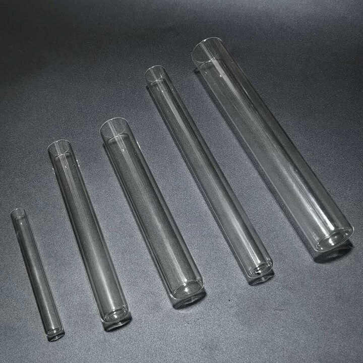 12pcs/lot 20x200mm Transparent Glass Flat Bottom T... – Grandado