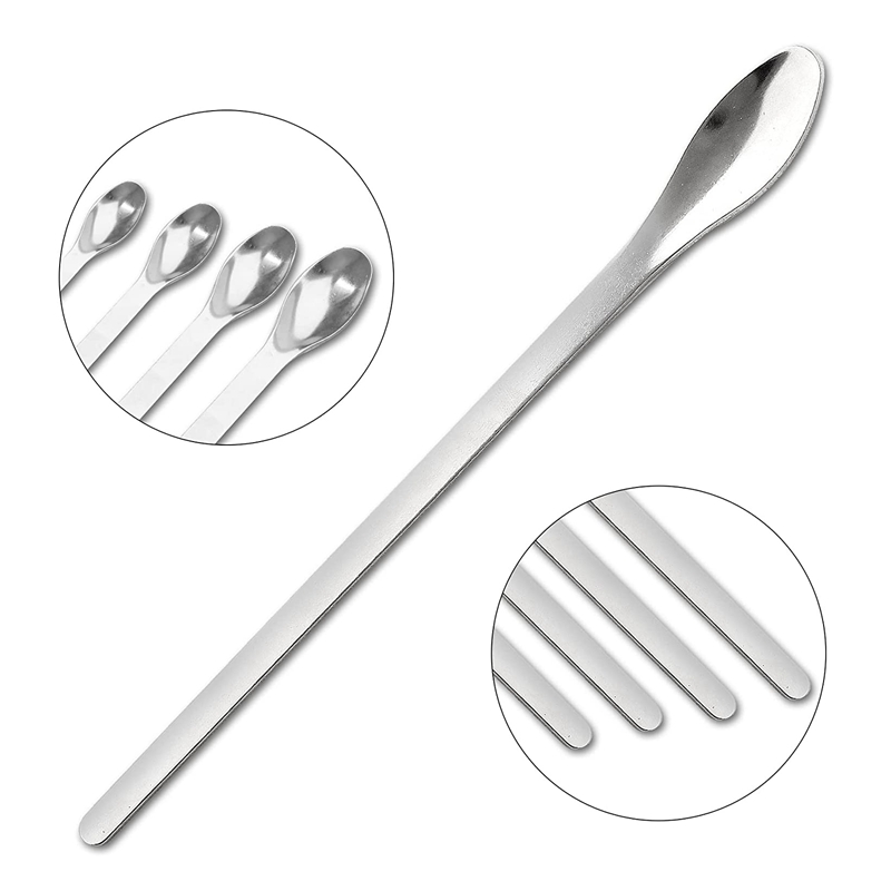 Lab Spoon 20 Pcs Lab Spatula Stainless Steel Labor... – Grandado