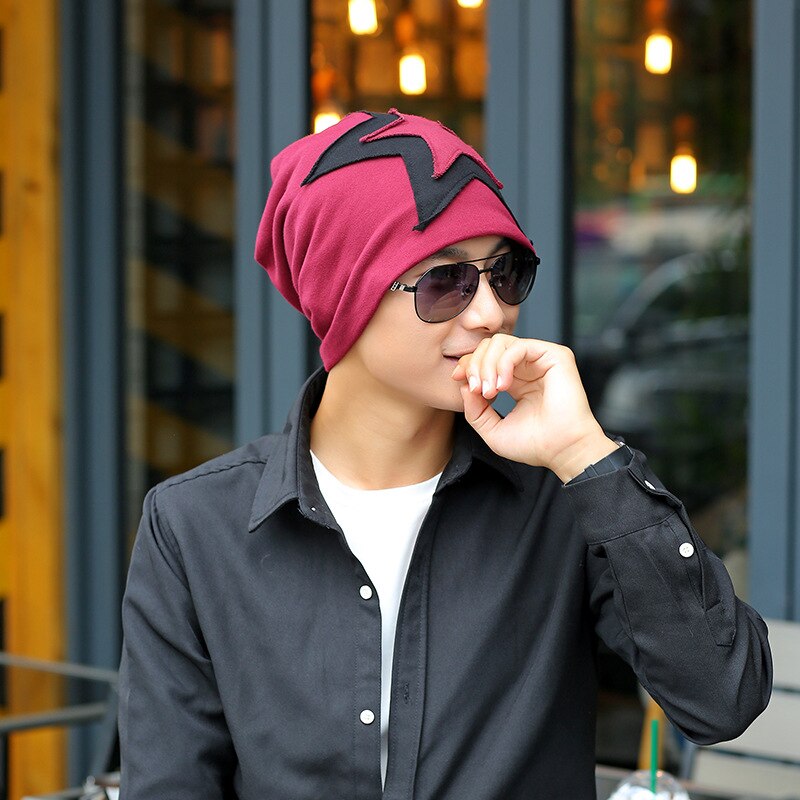 men's Five-pointed star hats cloth warm winter 5 c... – Vicedeal
