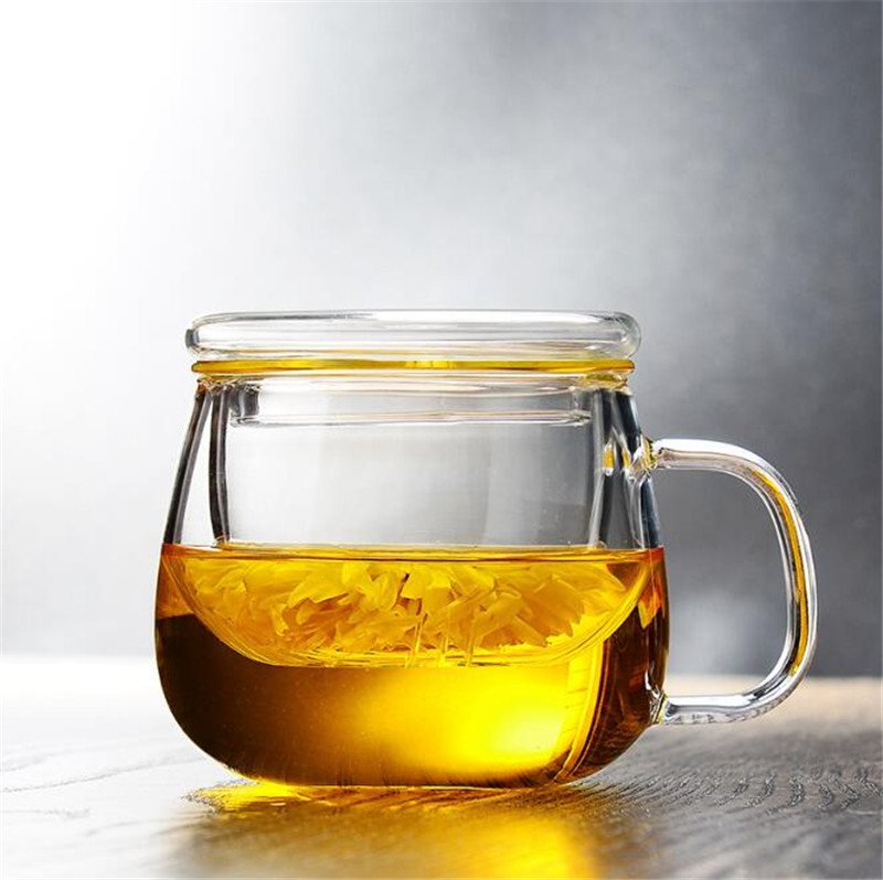 Tea Cup 300 ml Milk Cup With Infuser Lid Coffee Te... – Grandado