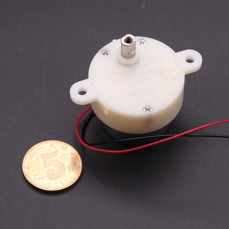 DC 6V-12V 7.5RPM Slow Speed Mute Micro 300 Turbo W... – Grandado