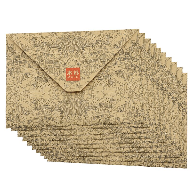 10pcs/Set Of Vintage Kraft Envelopes Business Card... – Grandado