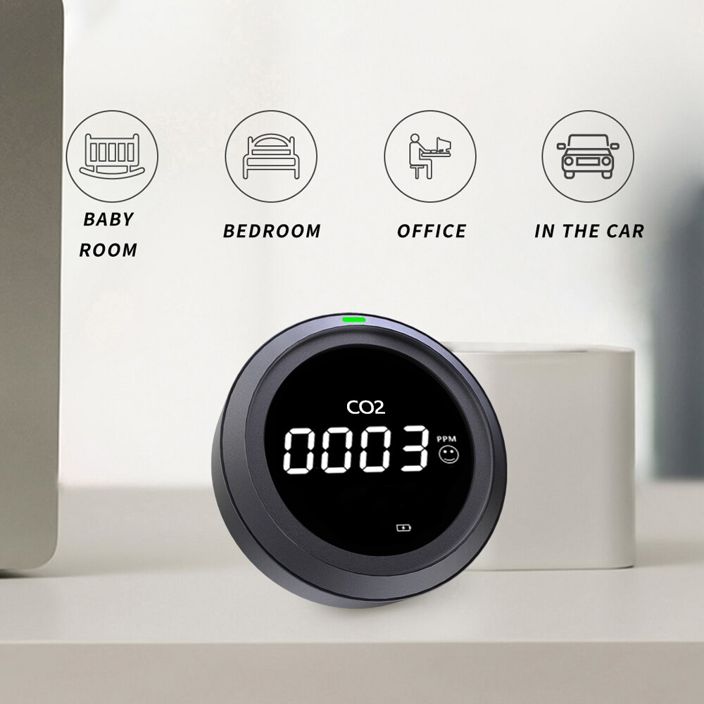Co2 Meter Air Detector Intelligent CO2 Tester USB ... – Vicedeal