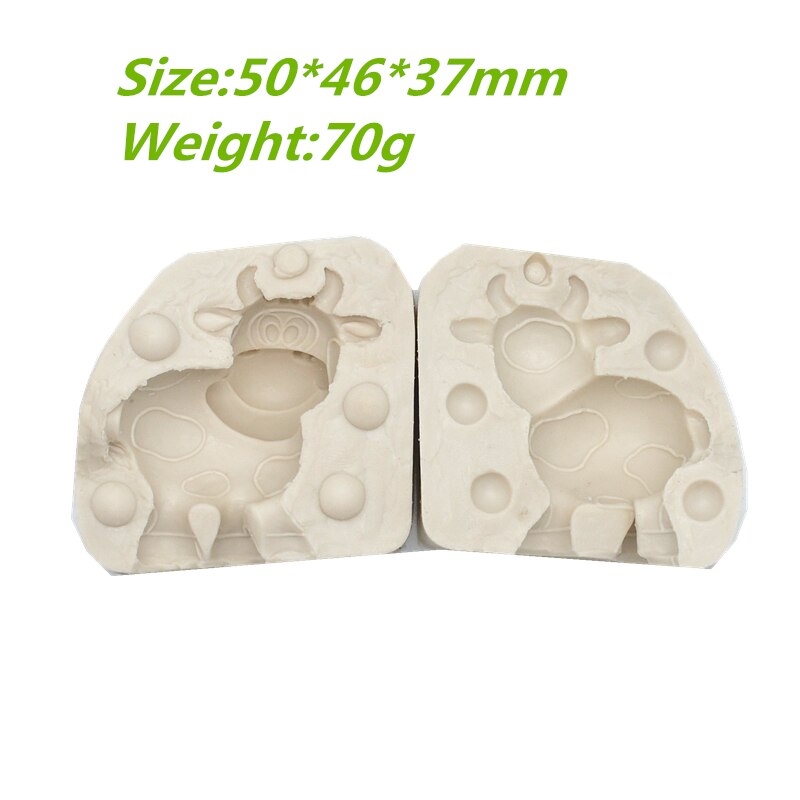 3D Koeien Vorm Kant Resin Siliconen Mal Diy Chocol... – Vicedeal