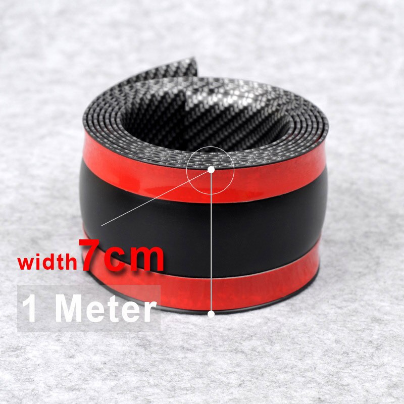 Kolfiber gummi list list bildörr tröskel skrapplat... – Grandado