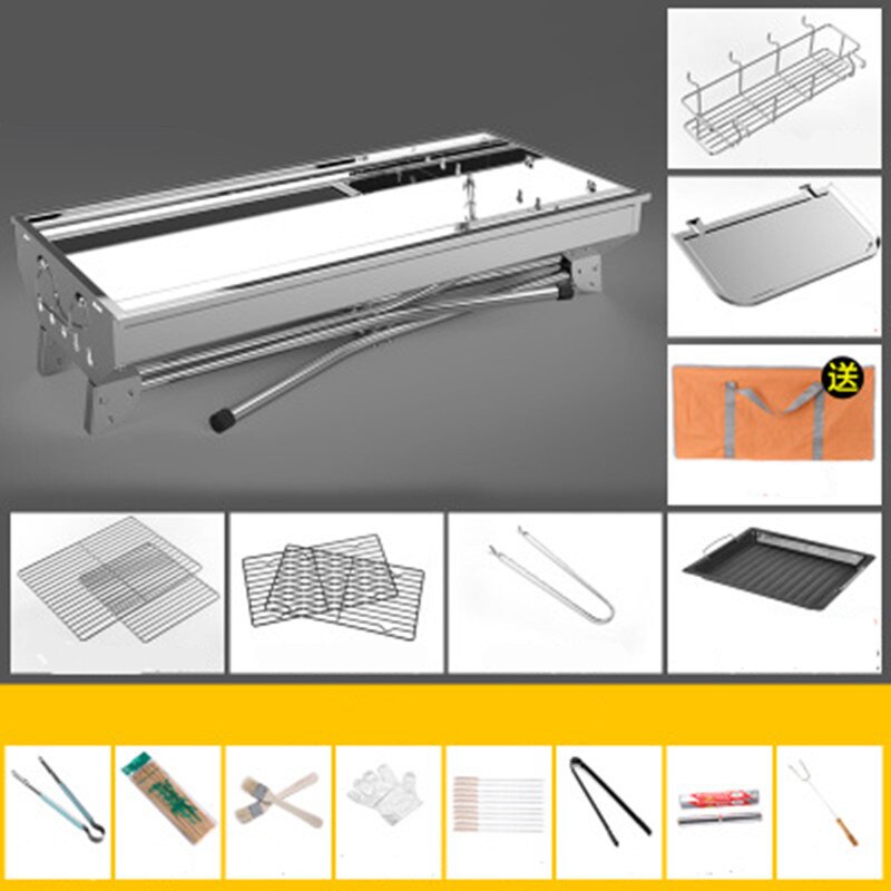 Stainless Steel Barbecue Grill Outdoor Folding Por... – Vicedeal