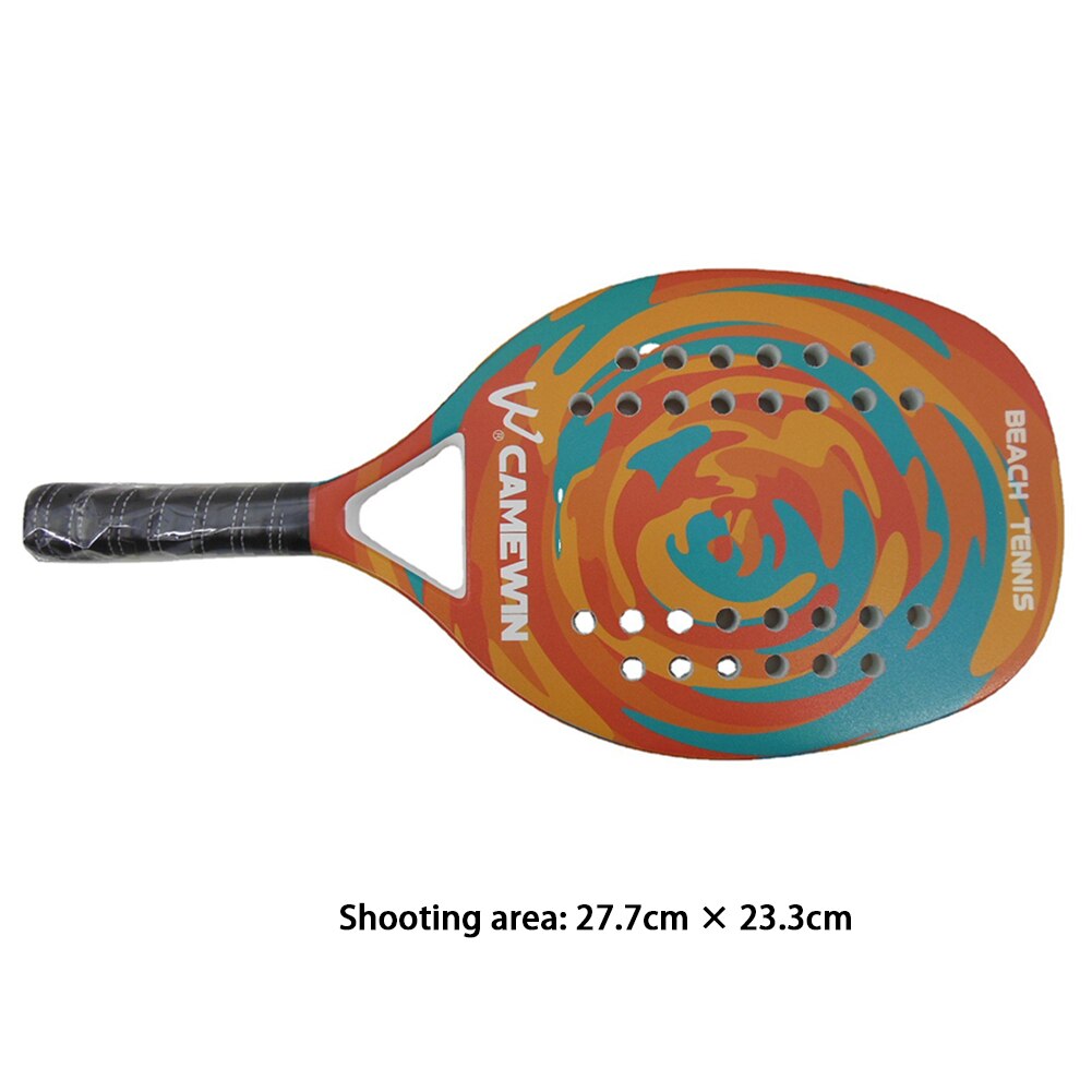 Adult Carbon Beach Tennis Paddle Racket Soft EVA F... – Vicedeal