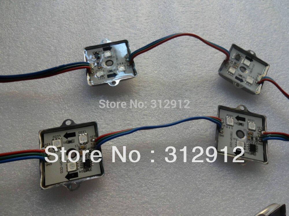 20 stücke DC12V WS2811 LED-Pixel-modul 0,72 Watt; ... – Grandado