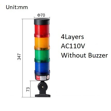 Safety Stack Lamp Industrial 5layer Stack Light LE... – Grandado