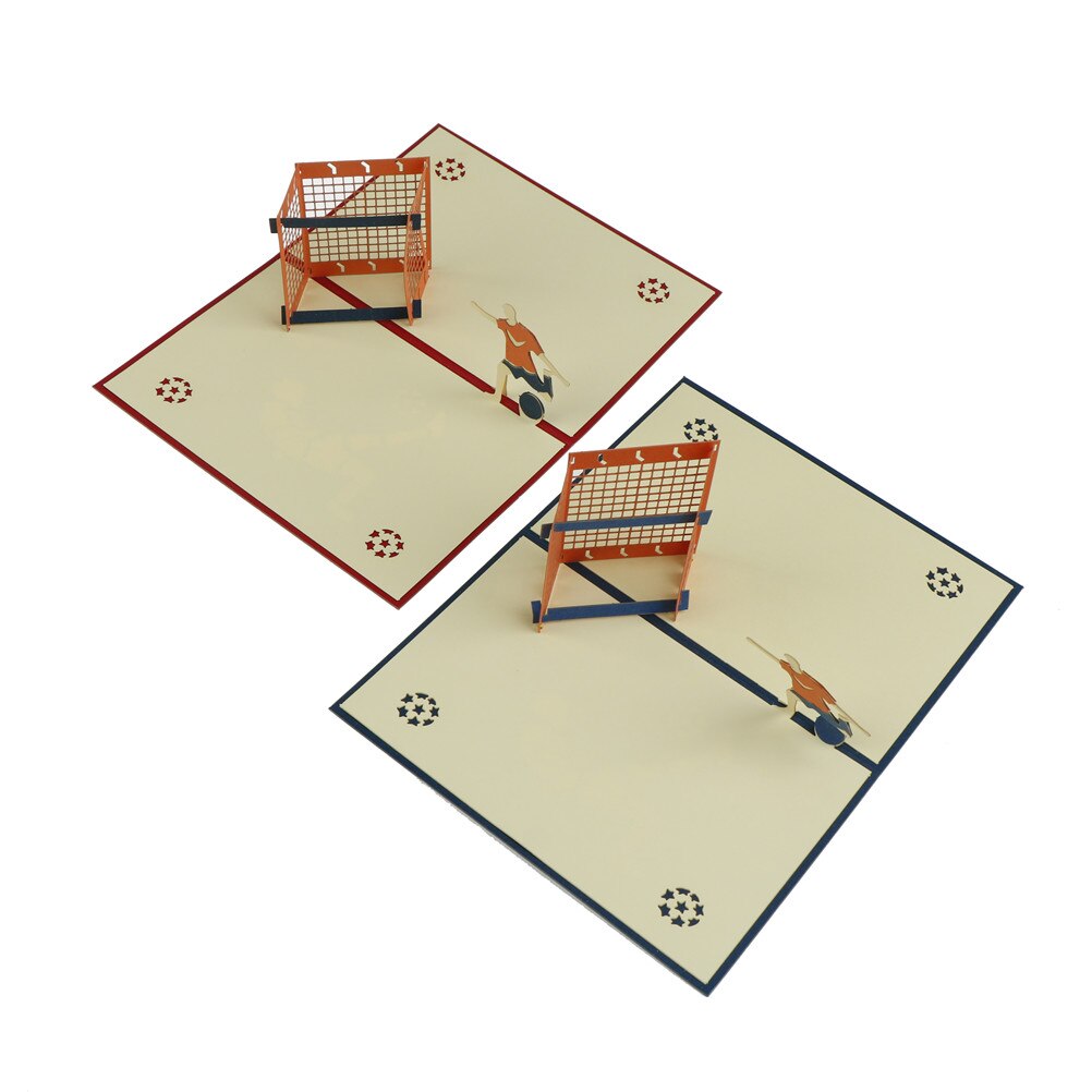 1PCS 15x10cm Paper Playing Football Boy Invitation... – Grandado