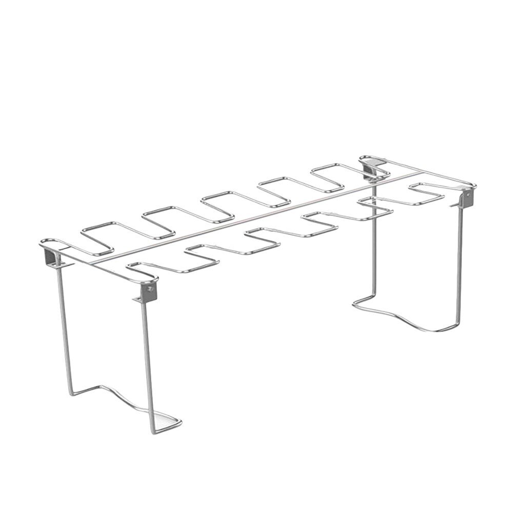 BBQ Beef Chicken Leg Wing Grill Rack 12 Slots Stai... – Grandado
