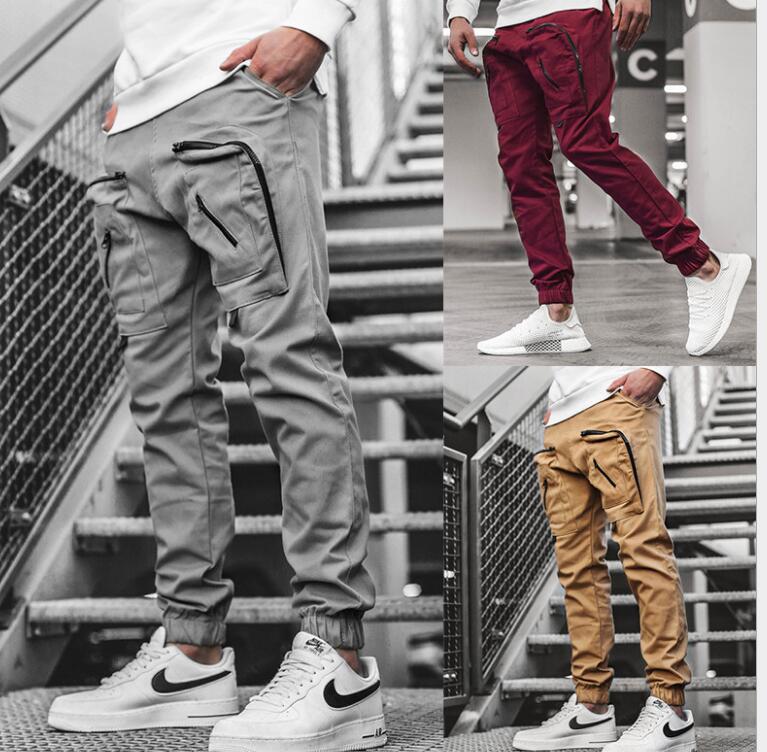 Men's Workwear Pants Woven Multi-pocket Casual Pan... – Vicedeal