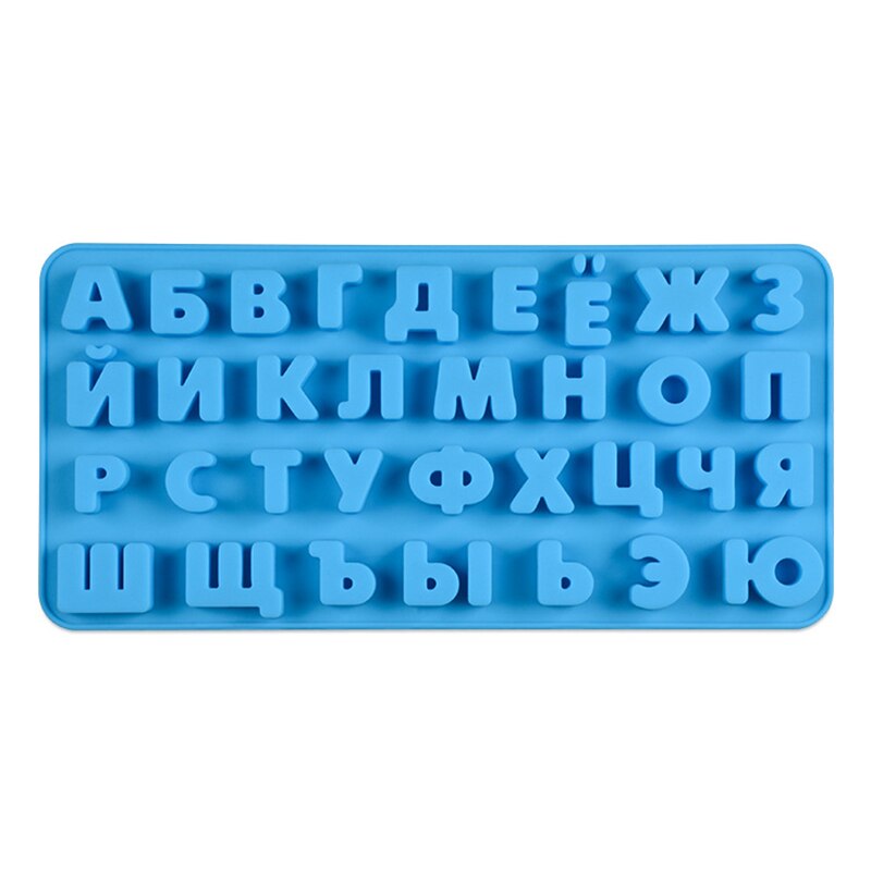 Russian Alphabet Silicone Mold Letters Chocolate M... – Grandado