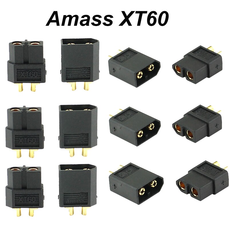 Amass RC-conector XT60 macho y hembra, enchufes de... – Grandado