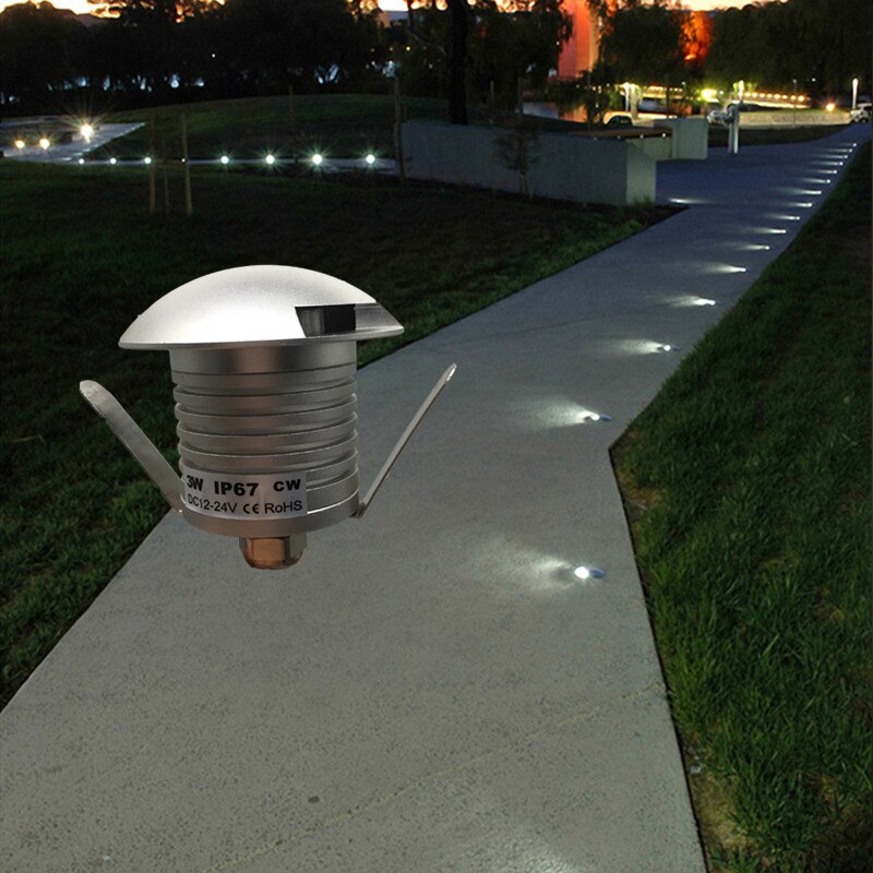 3W Recessed Buried Light LED DC12-24V Underground ... – Vicedeal
