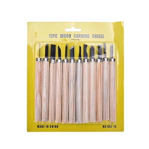 12pcs/lot Dry Wood Chisel Set Woodpecker hand Wood... – Grandado