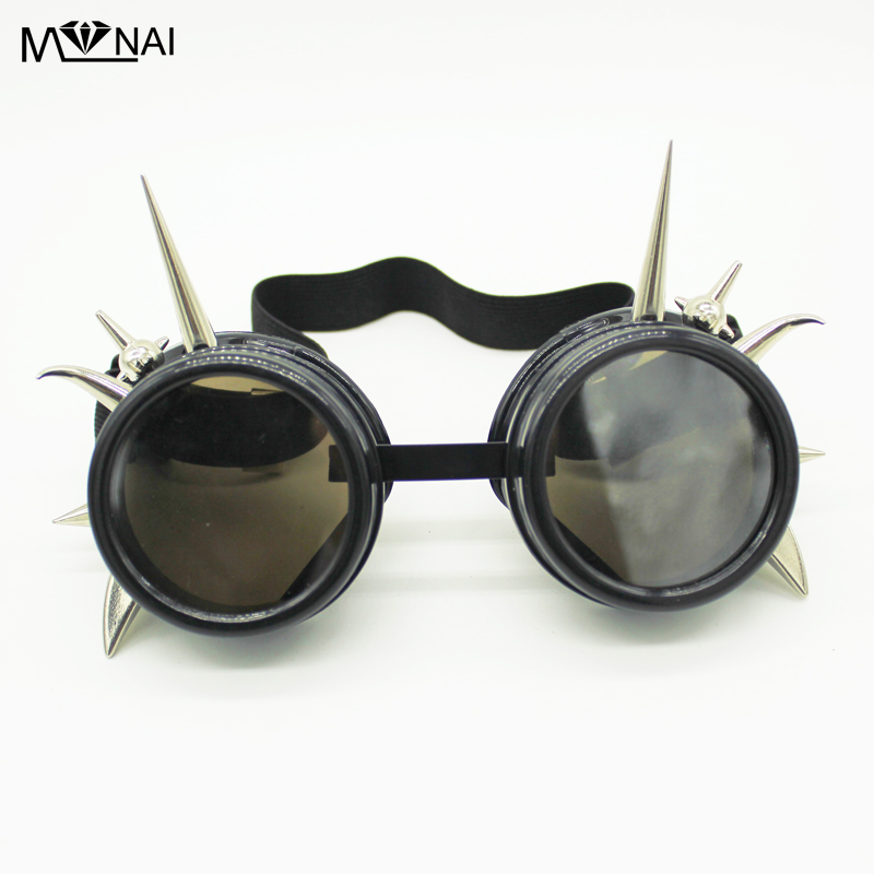 Retro Punk Welding Round Goggles Gothic Steampunk ... – Grandado