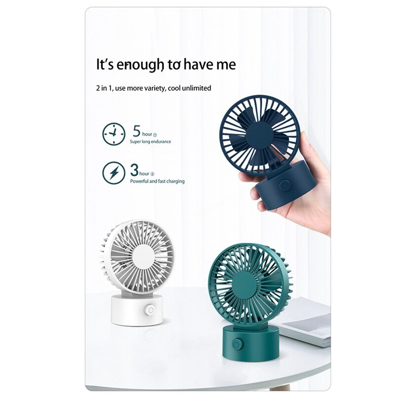 Portable Folding Fan USB Charging Fan Air Circulat... – Grandado