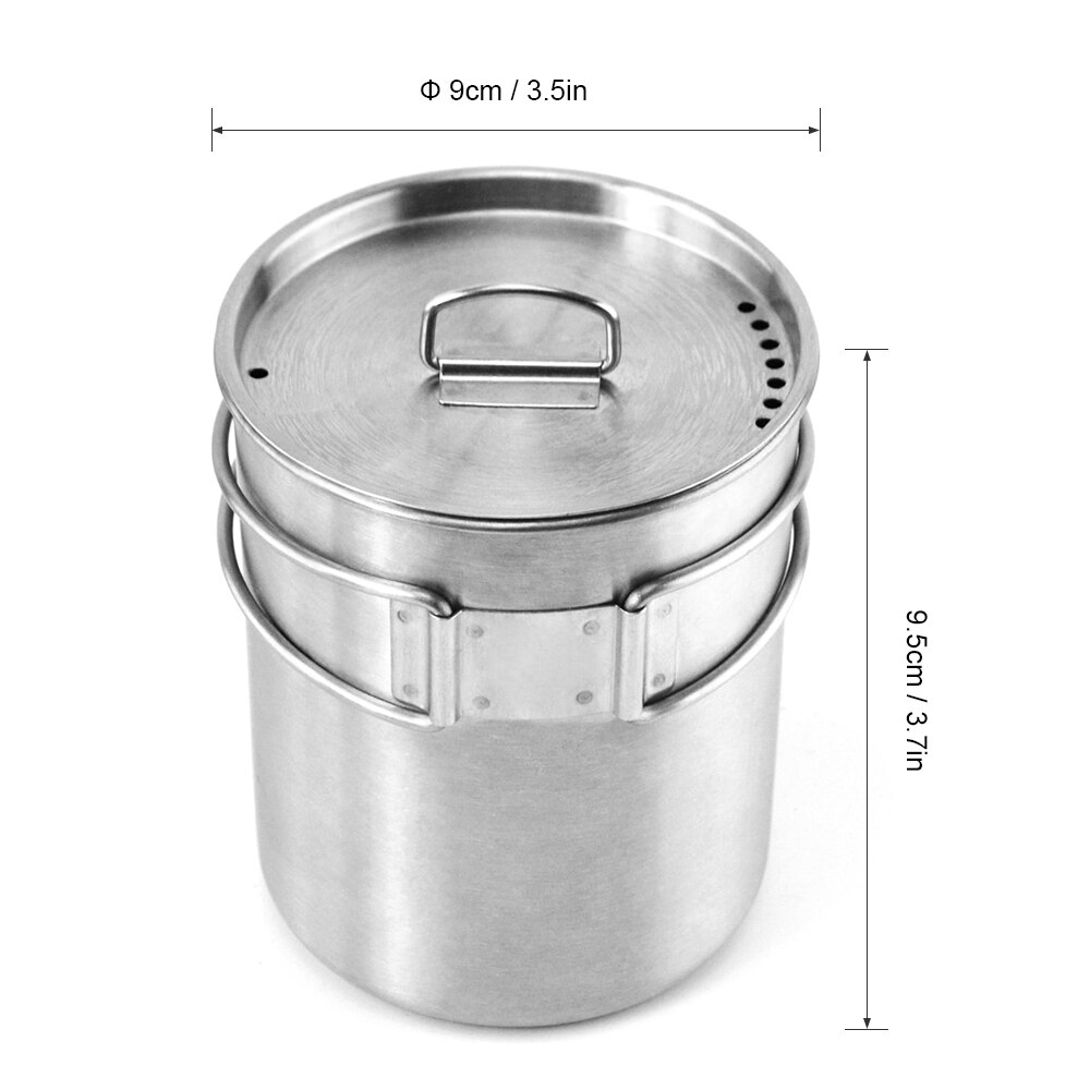 Draagbare Outdoor Pot Water Mok Cup Roestvrij Staa... – Vicedeal