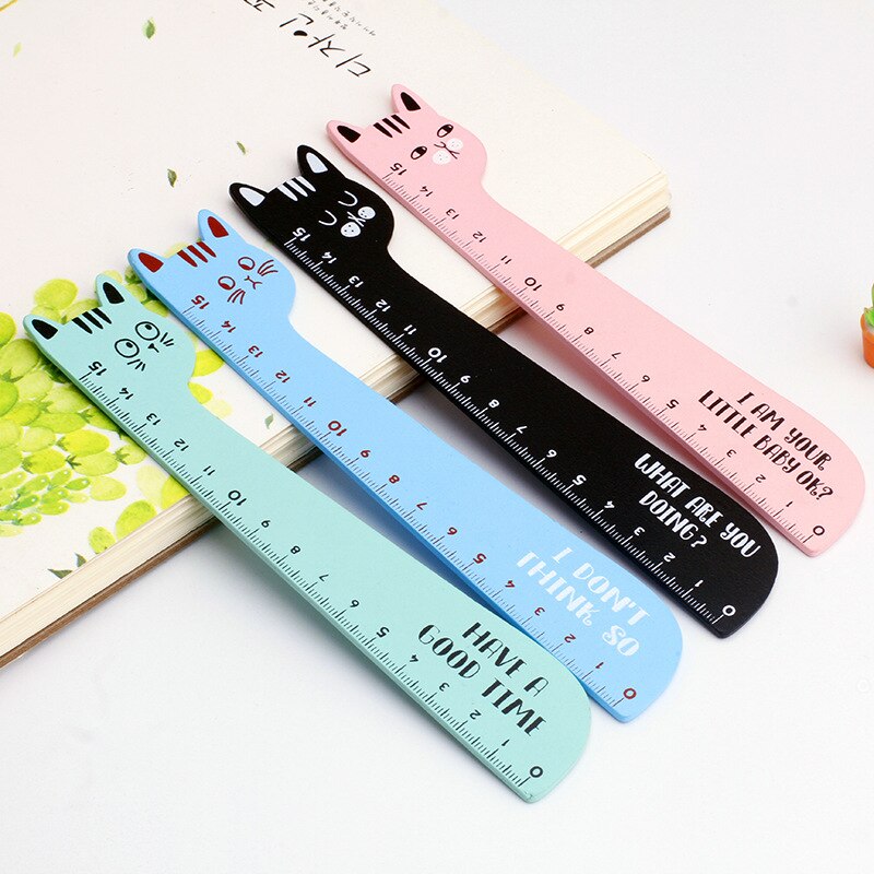 Cat Ruler Kawaii Accessories Cute Ruler Novelty St... – Grandado