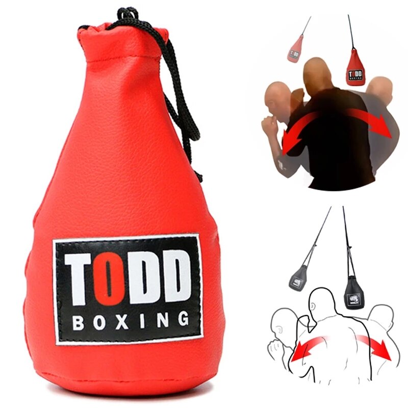 PU Leder Boxing Boxsack-Birne Boxen Tasche Aufblas... – Grandado
