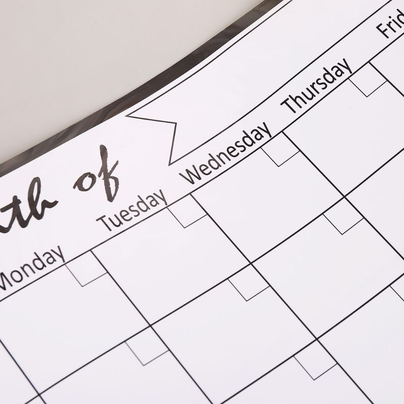 Månedlig planlægger magnetisk tavle køleskabsmagne... – Grandado
