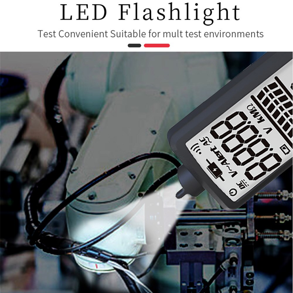ADMS1CL Digital LCD Multimeter 3-Line Display Auto... – Grandado