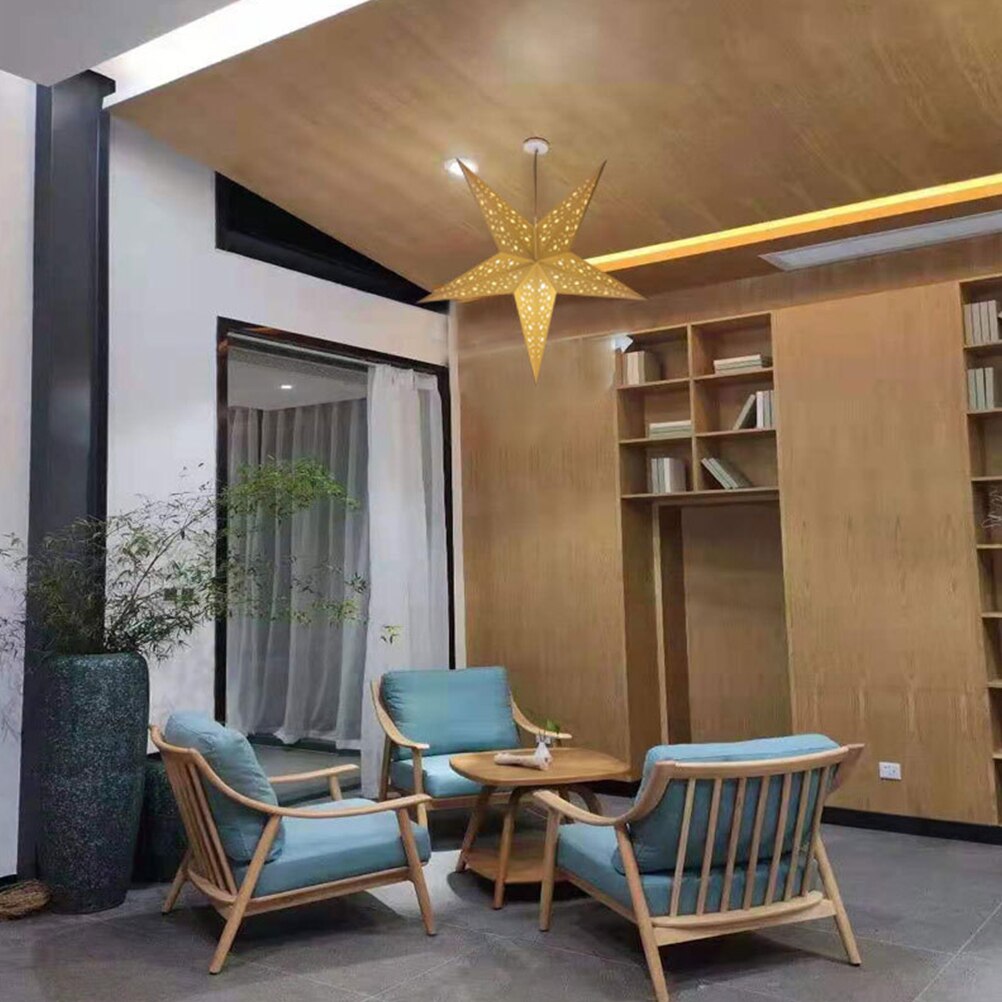 Star Shaped Lampshade, Paper Chandelier Cover Ligh... – Vicedeal