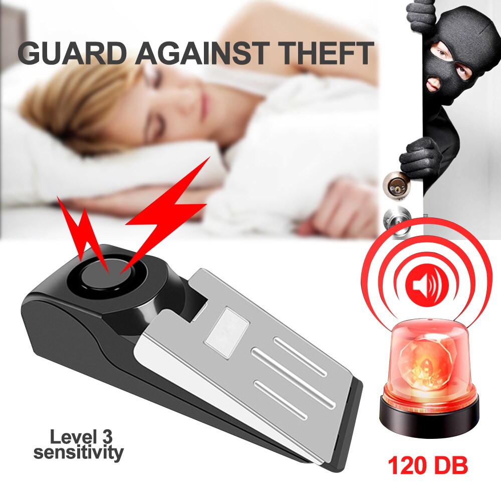 Door Stop Alarm Mobile Security System Super Loud ... – Vicedeal