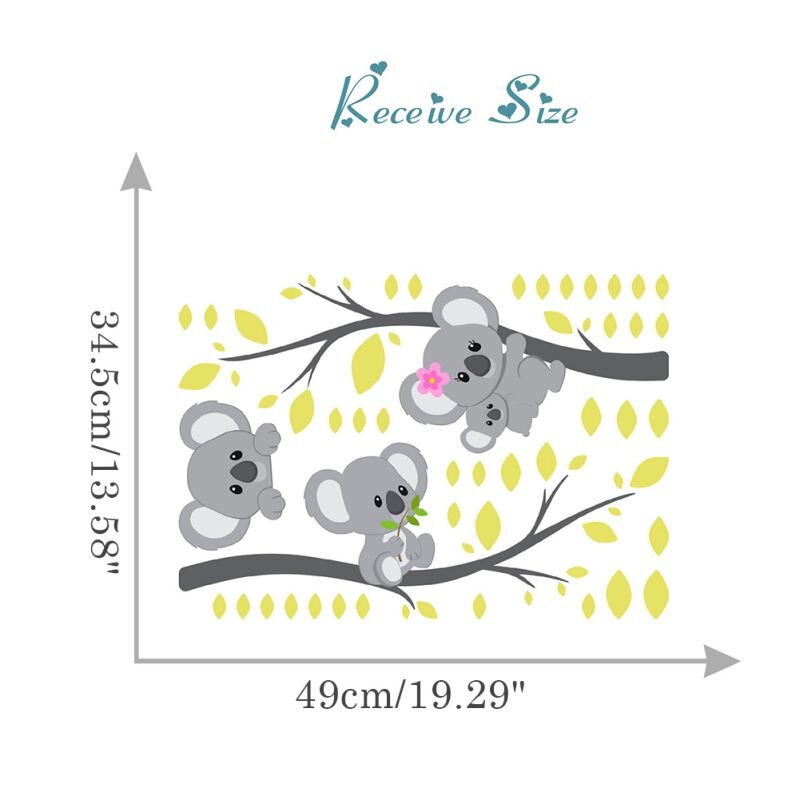 Animal Window Stickers Koala Stickers Glass Window... – Grandado