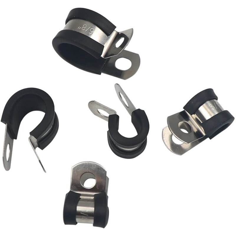 54Pcs Cable Clamps Assortment Kit, Stainless Steel... – Vicedeal