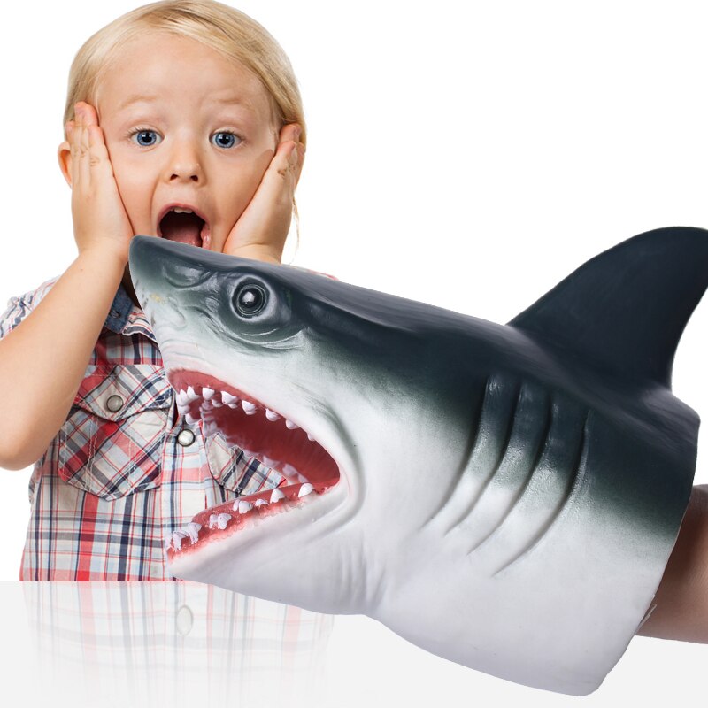 Halloween Toy Shark Hand Puppet For Stories Non-to... – Vicedeal