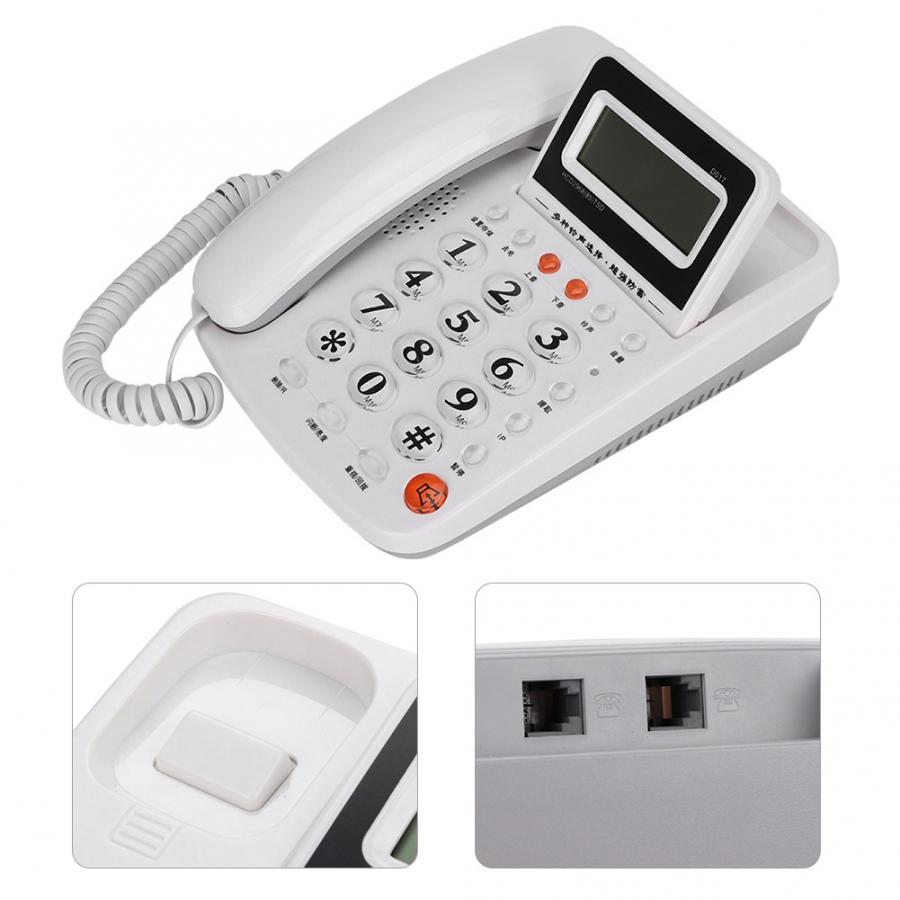 D017 Screen Display Home Telephone Desk Phone for ... – Grandado