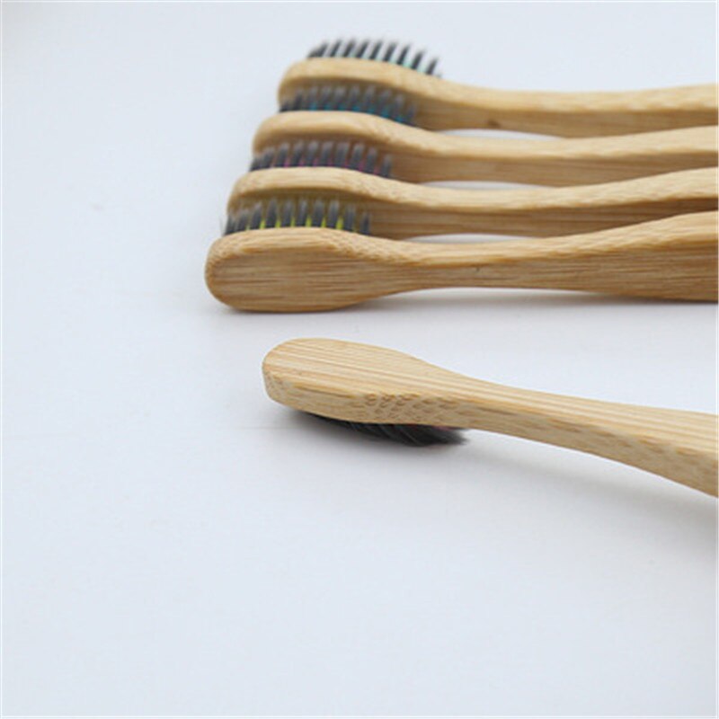 5pcs/set Toothbrushes Eco Friendly Bamboo Handle S... – Grandado