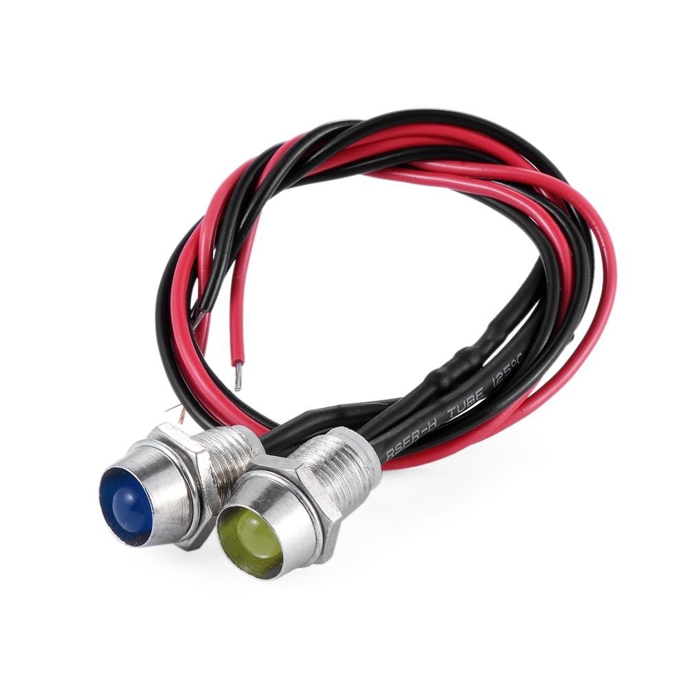 5 Pcs 12V 8Mm Dashboard Signal Light Led Panel Pil... – Vicedeal