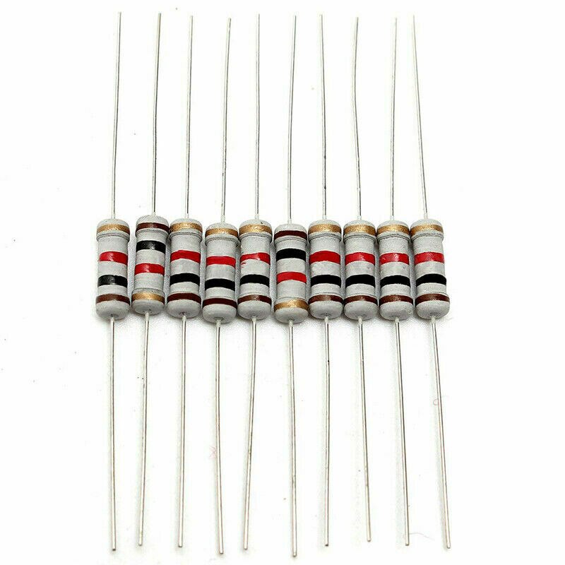 200pcs 1W Carbon Film resistor 5% 10 ohm-1M ohm Re... – Vicedeal