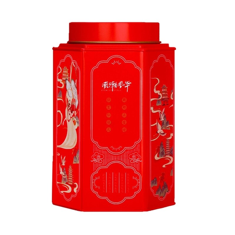 Tea Airtight Container Chinese Style Exquisite Tin... – Vicedeal