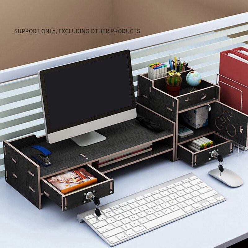 Black Computer Stand Monitor Increase Stand Z05-S ... – Grandado