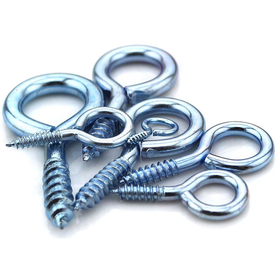 M5.5x52x14mm, Steel Screw Eye Rings Arts Crafts, A... – Grandado